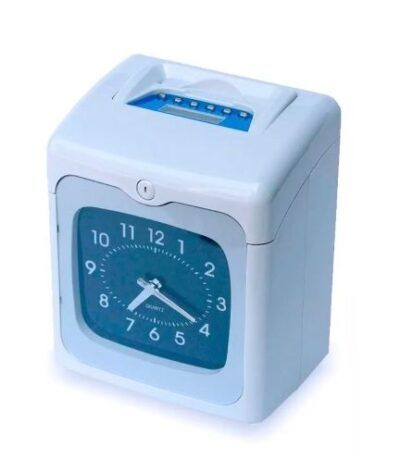 RELOJ CONTROL DE ASISTENCIA CON TARJETERO + 100 TARJETAS - Tododescuento!