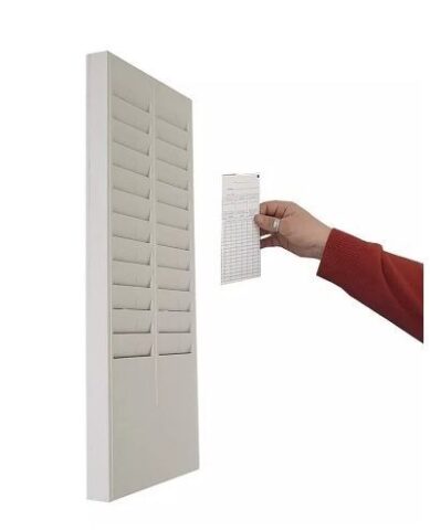 RELOJ CONTROL DE ASISTENCIA CON TARJETERO + 100 TARJETAS - Tododescuento!