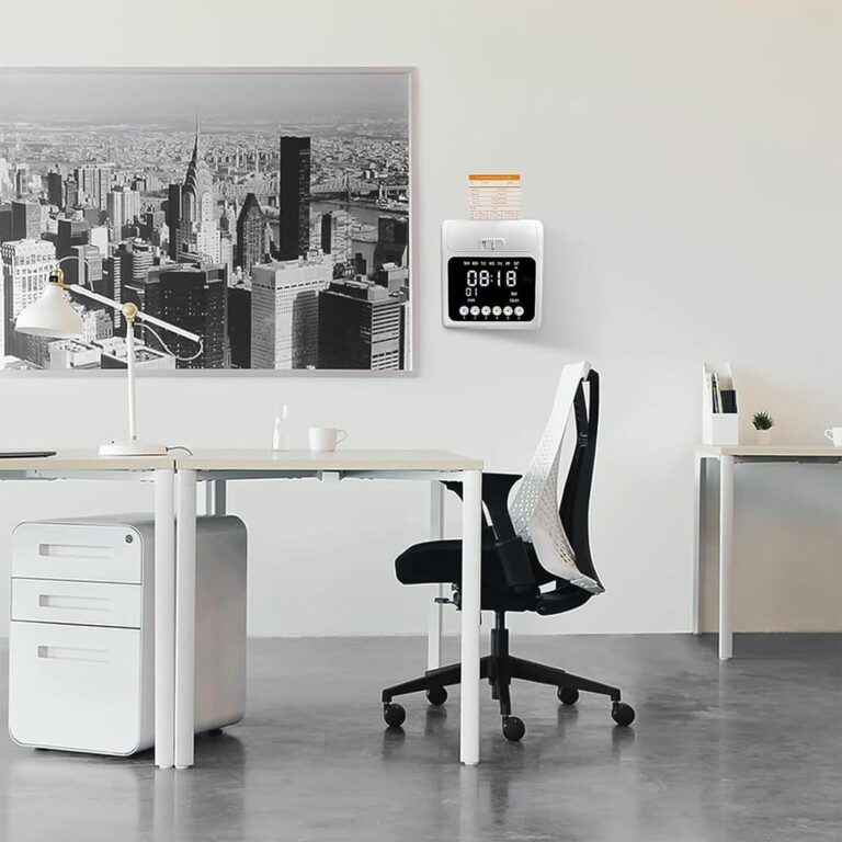 RELOJ CONTROL DIGITAL DE ASISTENCIA CON TARJETERO + 50 TARJETAS ...