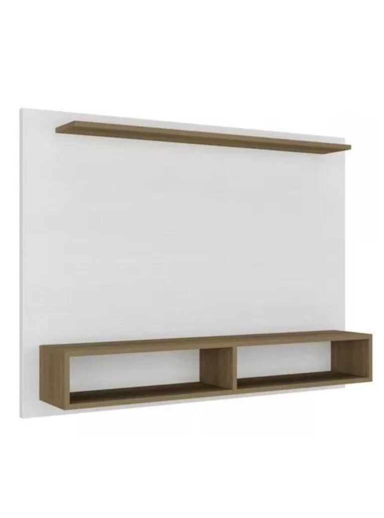 Mueble Rack De Pared Para Tv 43″ Blanco Florencia - Tododescuento!