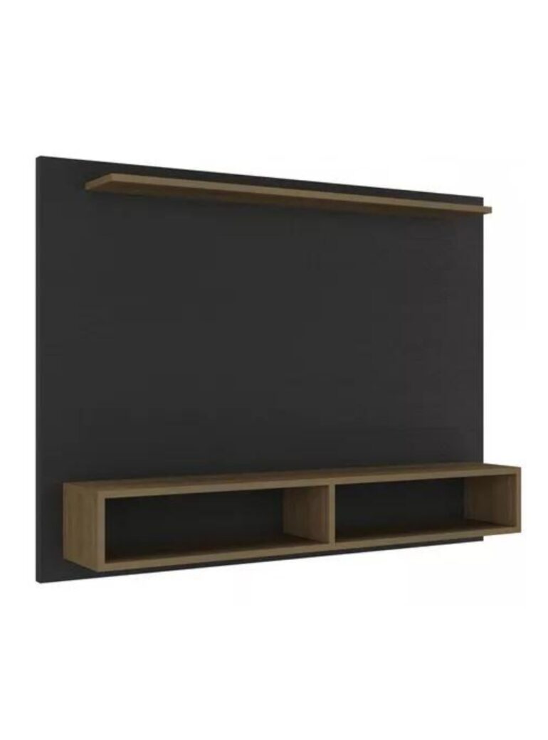 Mueble Rack De Pared Para Tv 43″ Negro Florencia - Tododescuento!
